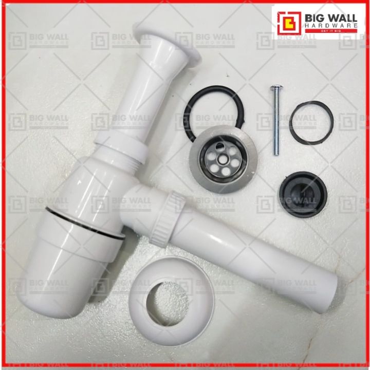 32mm BASIN BOTTLE TRAP WITH WASTE 1 1/4" TOILET BASIN BOTTLE TRAP ...