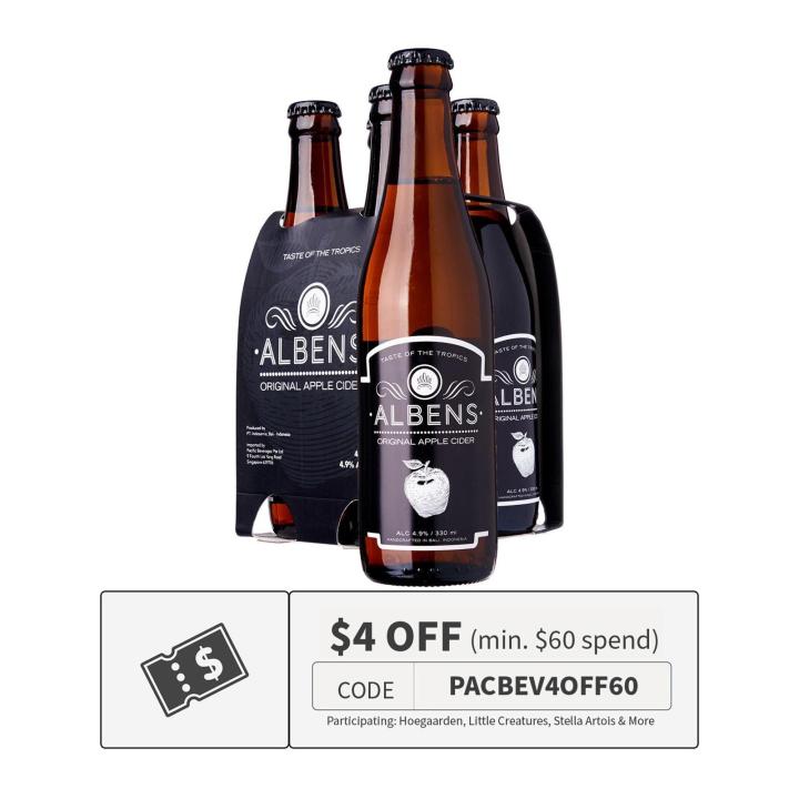 Albens Cider Original Apple Cider 330ML | Lazada Singapore