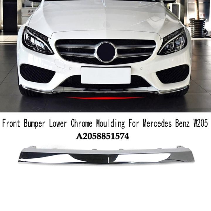 (ZFVI) A2058851574 Front Bumper Lower Chrome Moulding for W205 Front ...