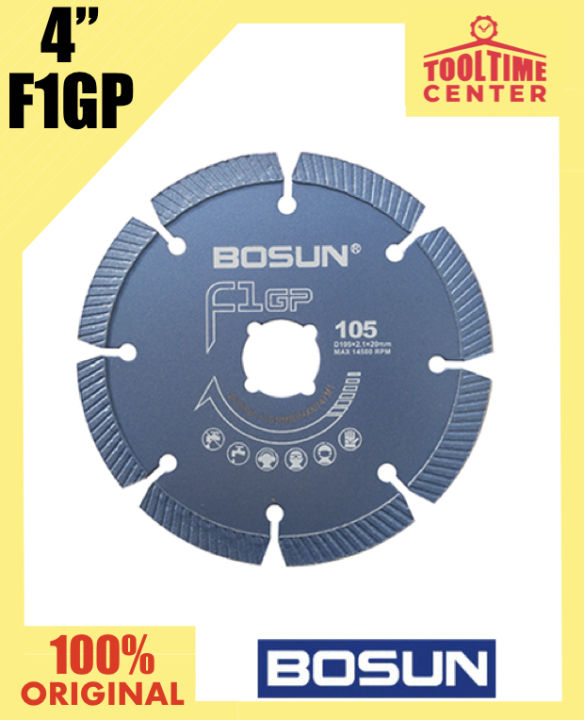 Bosun Super Thin Segmented Diamond Disc 4 For General Purpose F1gp