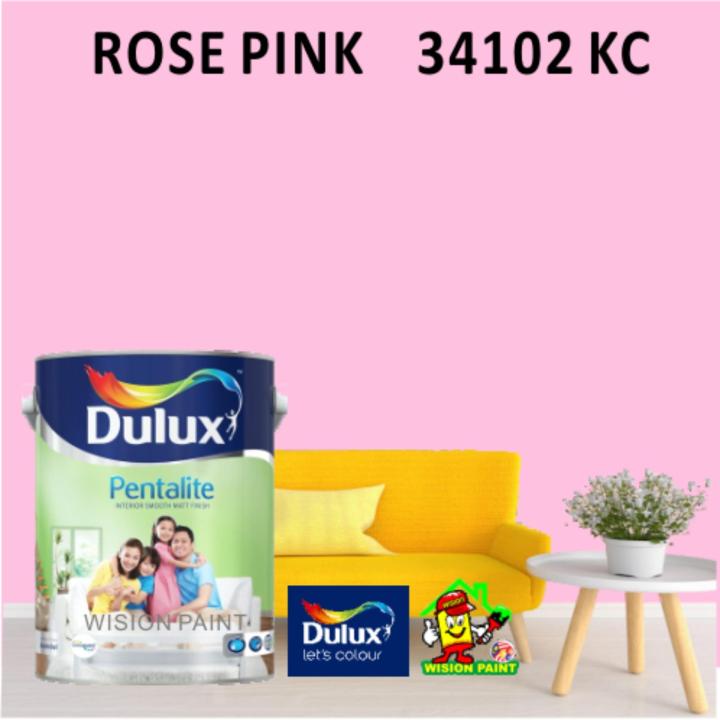 34102KC ROSE PINK ( 18L ) DULUX PENTALITE PAINT | Lazada