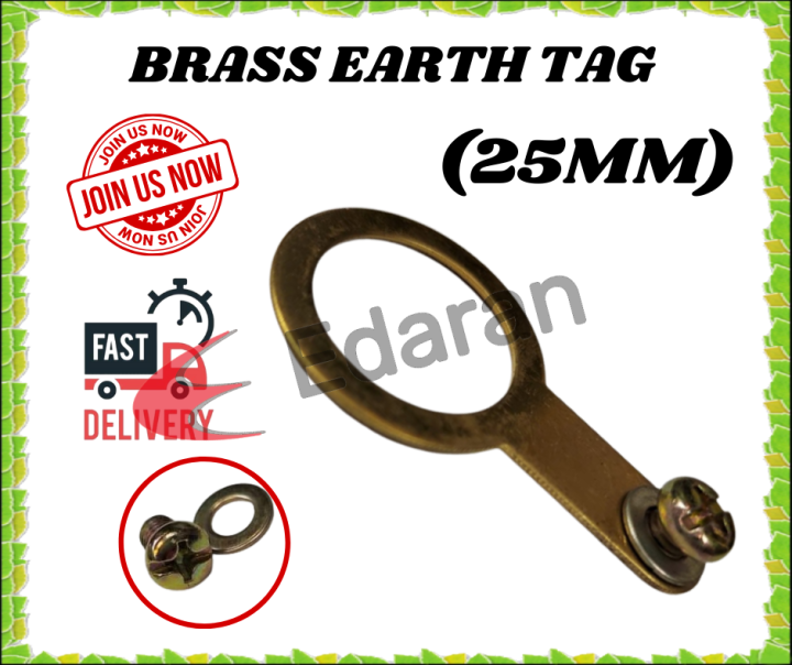 BRASS EARTH TAG FOR CW GLAND - (ET-20/ET-25) | Lazada