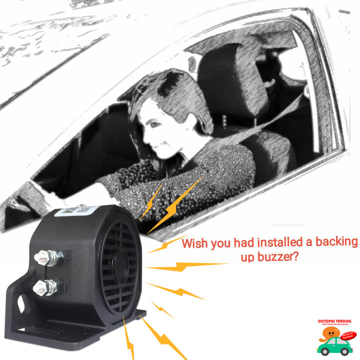 Back up Horn 12V/24V Automatic Voltage Change, Heavy Duty, Universal ...