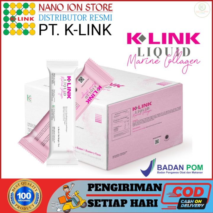 K LINK LIQUID MARINE COLLAGEN SUPLEMEN KESEHATAN ORIGINAL K-LINK ...