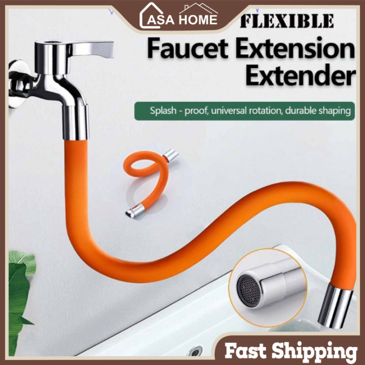 Adjustable Water Tap Extension 360 Rotate Faucet Extension Extender ...