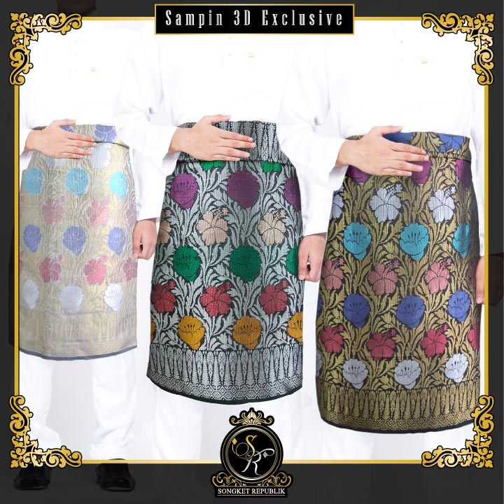 Sampin 3D EXCLUSIVE Design Bunga Raya new | Lazada