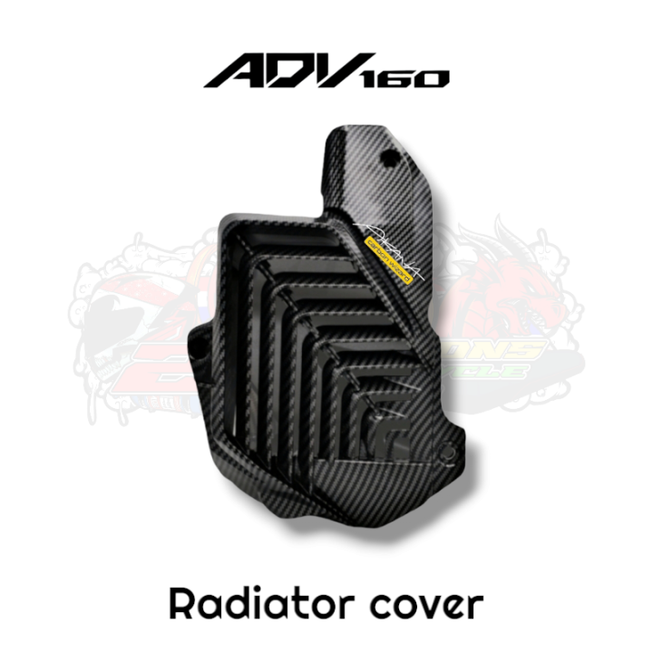 Honda ADV160 Radiator Cover Carbon with akana sticker | Lazada PH
