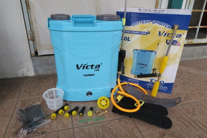 Victa 20L 130psi Twin-Pump Turbo Knapsack Battery Sprayer | Lazada