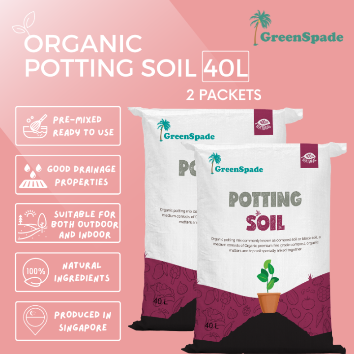 [BEST SELLING] Soil 40L - 2 Packets | Lazada Singapore