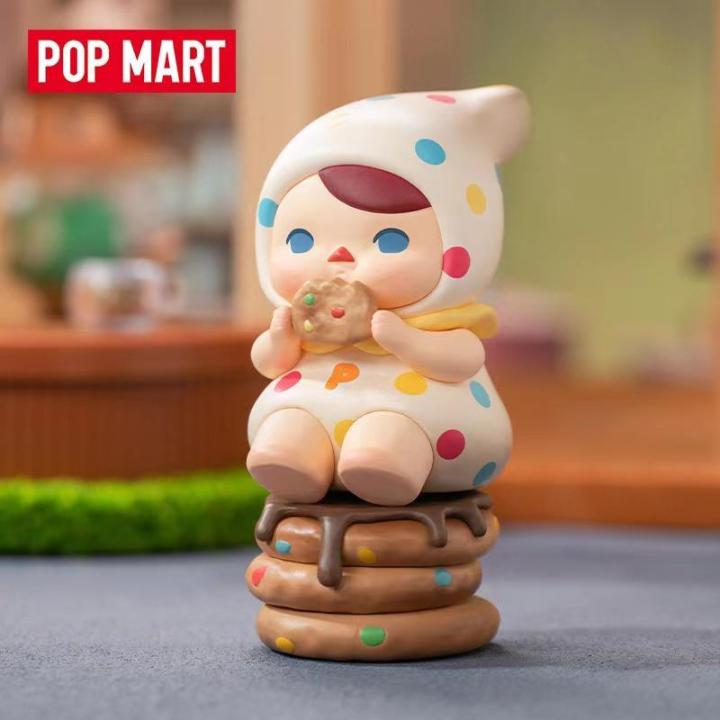 POPMART PUCKY Rabbit Cafe Series ตุ๊กตาขยับแขนขาได้ของตกแต่งเดสก์ท็อป ...