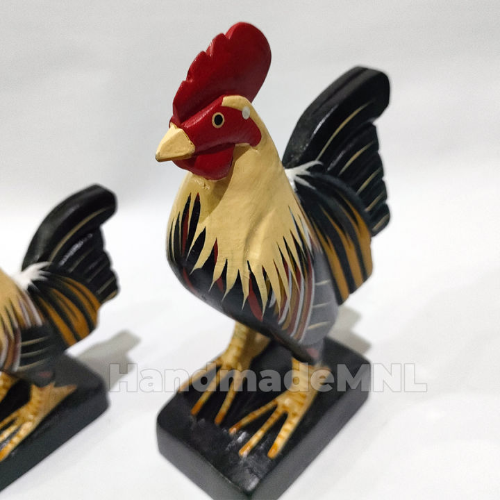 Wooden Rooster Wooden Manok Display Philippine Native Craft Philippine ...