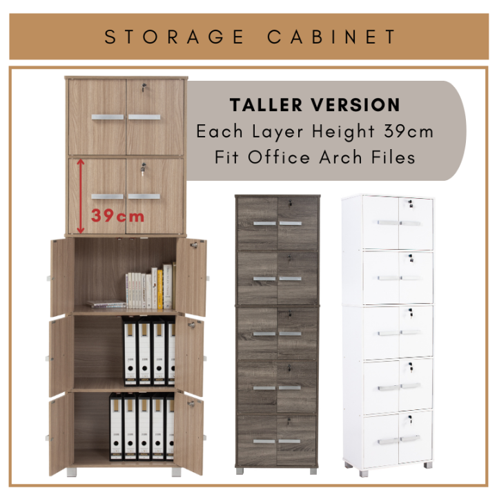 Alora Furniture - NAOMI 10 Door Storage Cabinet with Lock / Almari ...