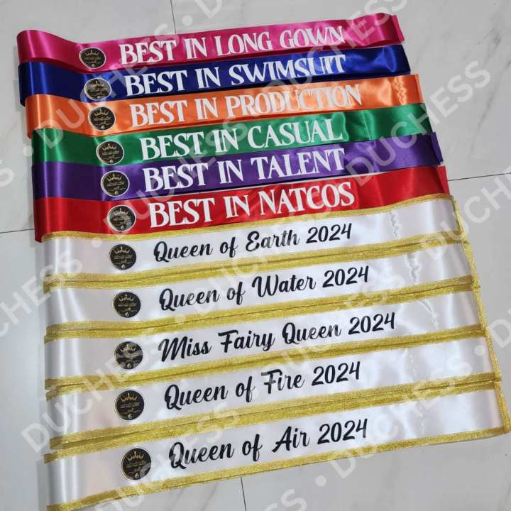 Customized Sash Customized Stole UN Sash Pageant Sash | Lazada PH