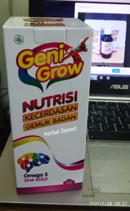 Madu GENI GROW madu nutrisi kecerdasan anak dan penambah napsu makan ...
