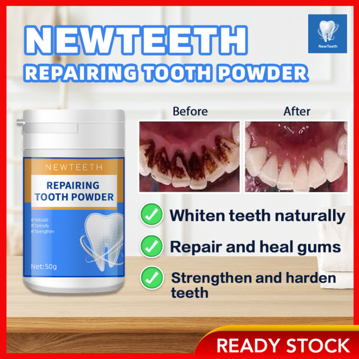 3瓶组合特惠【NEW STOCK】New Teeth | Teeth Whitening Tooth Powder Antibacterial ...