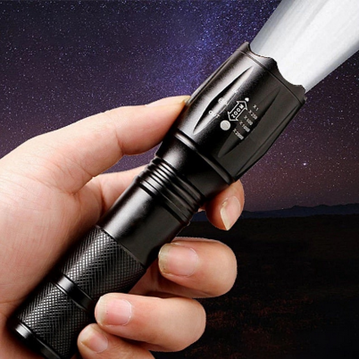 Powerful T6 Senter LED Flashlight Super Bright Aluminum Alloy Portable ...
