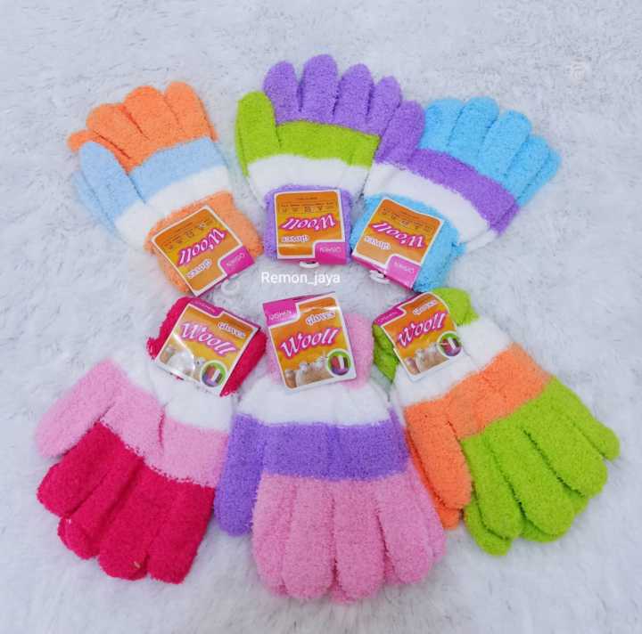 sarung tangan woll/sarung tangan wanita/sarung tangan motor | Lazada ...