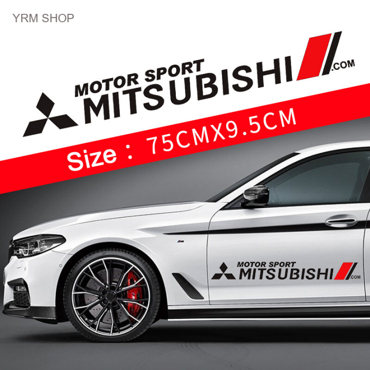 YRM| 2PCS Car Body Stickers Car Door Side Stickers Decal Decoration For ...