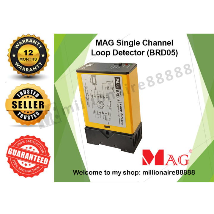 MAG Single Channel Loop Detector AC230 for Guardhouse Barrier Gate EWI ...
