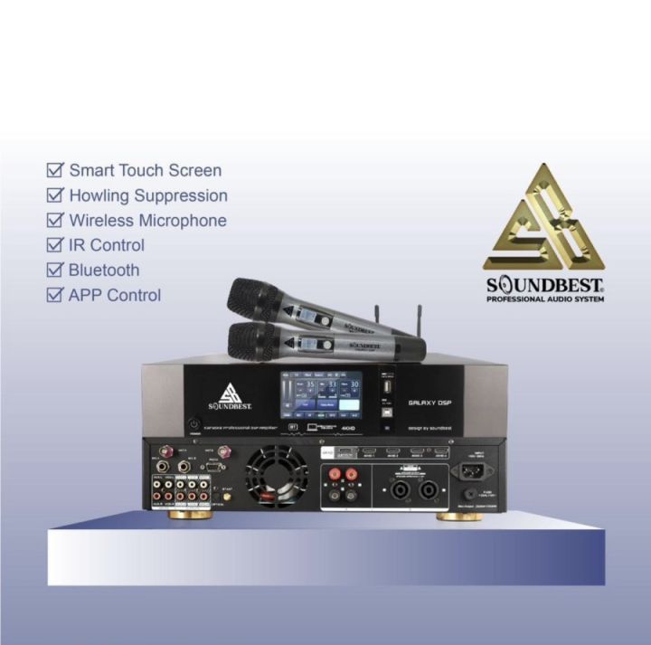 Amplifier Karaoke Management Soundbest Galaxy DSP + mic Original ...