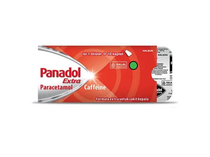 Panadol Extra Merah Strip / 10 Kaplet Sakit Kepala | Lazada Indonesia