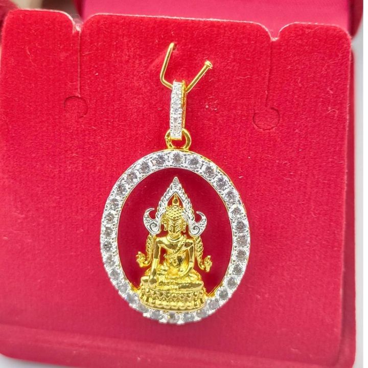 JIJD C03 หลวงพ่อโสธรล้อมเพชร งานฝังเพชร จี้ใส่กับสร้อยเล็กๆ น่ารักๆ ...