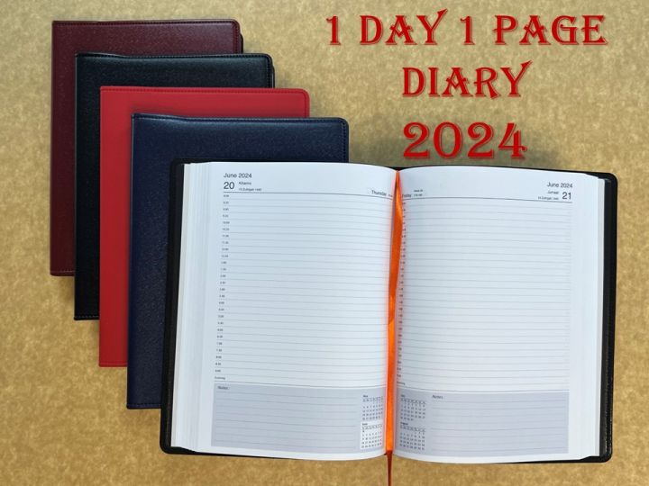 Diary 2025 : Office Deluxe Diaries 1 Day 1 Page for January 2025 ...