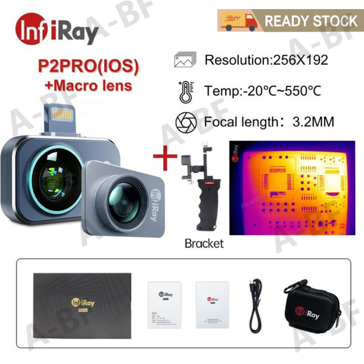 InfiRay P2PRO Infrared Thermal Imaging Camera Macro Lens Industrial PCB Floor for Android & IOS ...