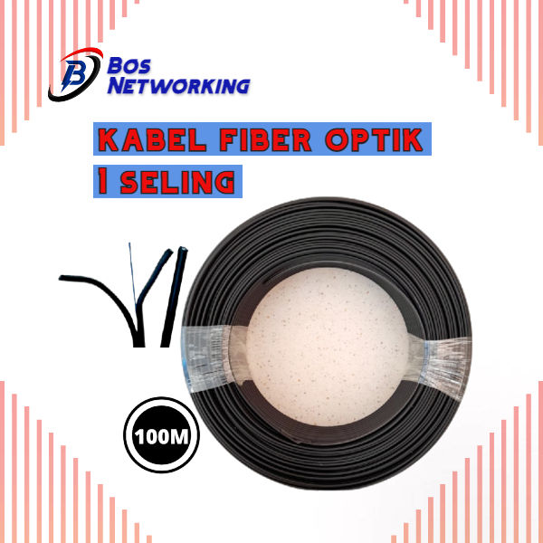 Kabel Fiber Optic 1 Core 1 Seling Fiber Optik Ukuran 100M | Lazada ...