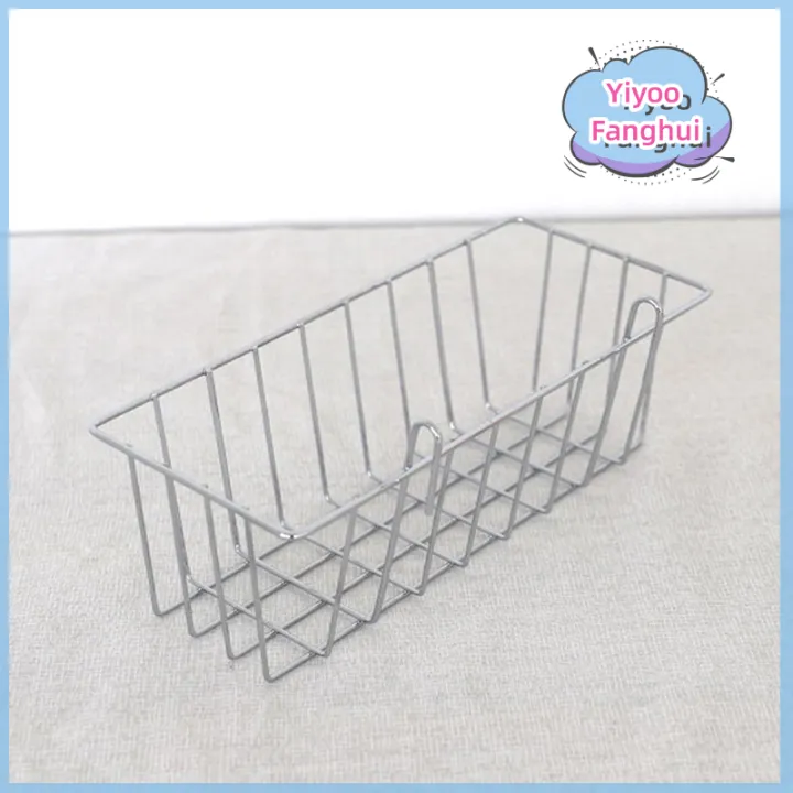 Yiyoo ตะแกรงเหล็กตะกร้าใส่ของตกแต่งโลหะชั้นวางแสดงแขวนกระถางดอกไม้ ...