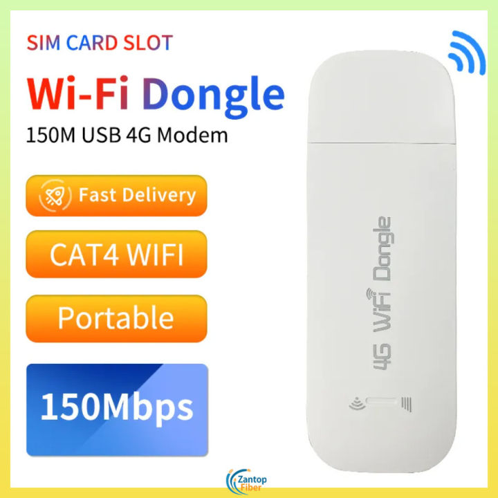 LTE 4G USB Modem SIM Card Slot Mobile Broadband 2.4GHz 150Mbps Modem ...