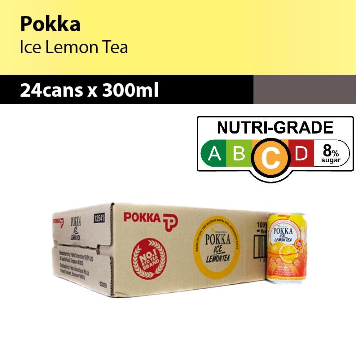 Pokka Ice Lemon Tea 24 cans x 300ml | Lazada Singapore