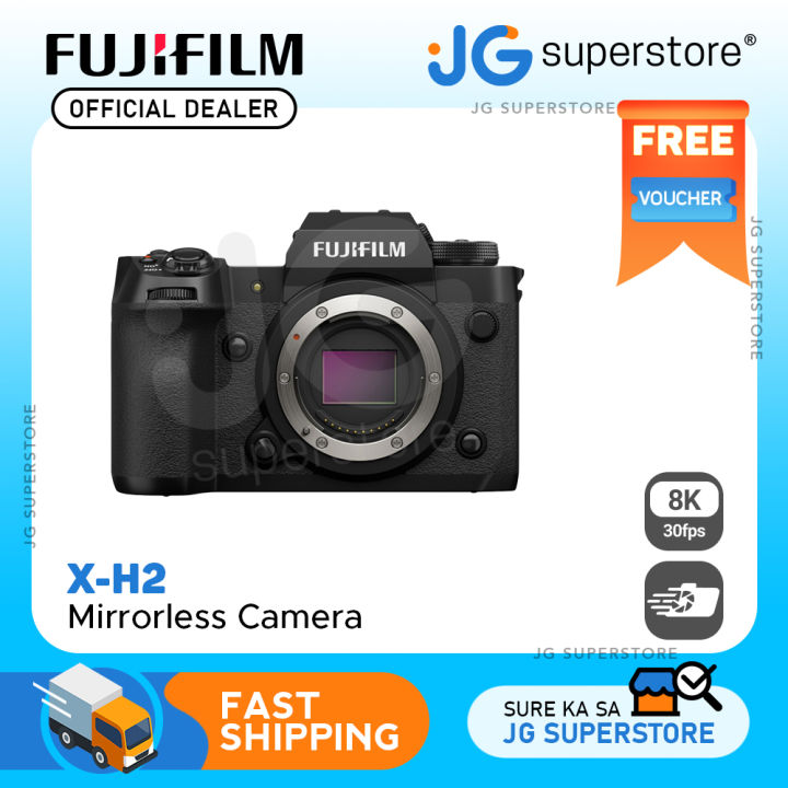FUJIFILM X-H2 40.2MP APS-C Mirrorless Camera with 16-80mm Lens (Black) | JG Superstore | Lazada PH
