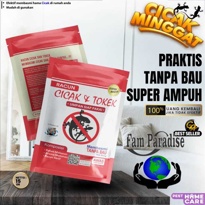 RACUN CICAK dan TOKEK - Pembasmi cicak - anti cicak Ampuh 100% | Lazada ...