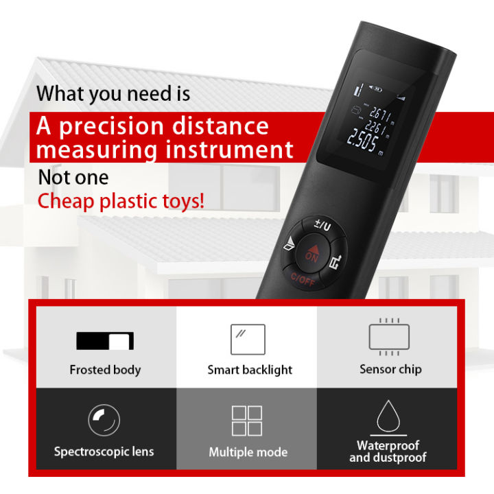 Laser Rangefinder Red light rangefinder LS-P Laser Rangefinder 40M ...