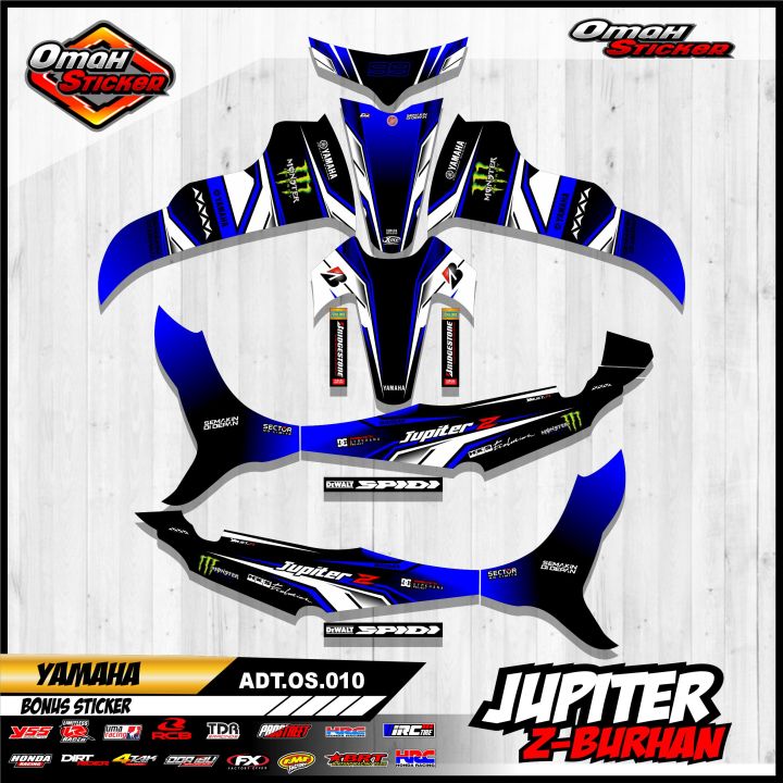 Stiker Striping Decal Full Body JUPITER Z - Sticker Full Body JUPITER Z ...