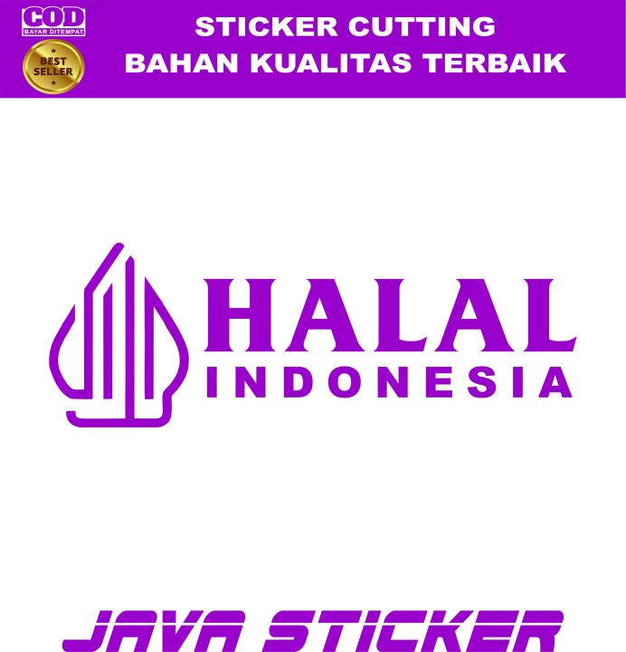 COD Cutting Sticker HALAL INDONESIA label | Lazada Indonesia
