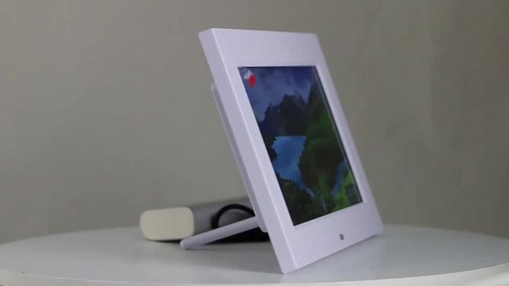 LZD 8 Inch Digital Photo Frame Home Electronic Photo Album Narrow Edge ...