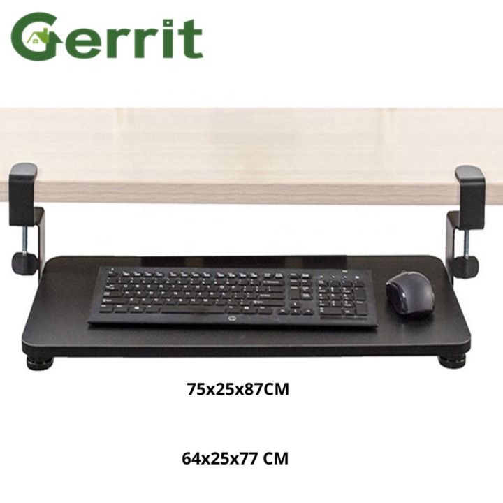Keyboard Holder Clip Desktop Keyboard Tray Keyboard Tray No Drilling ...