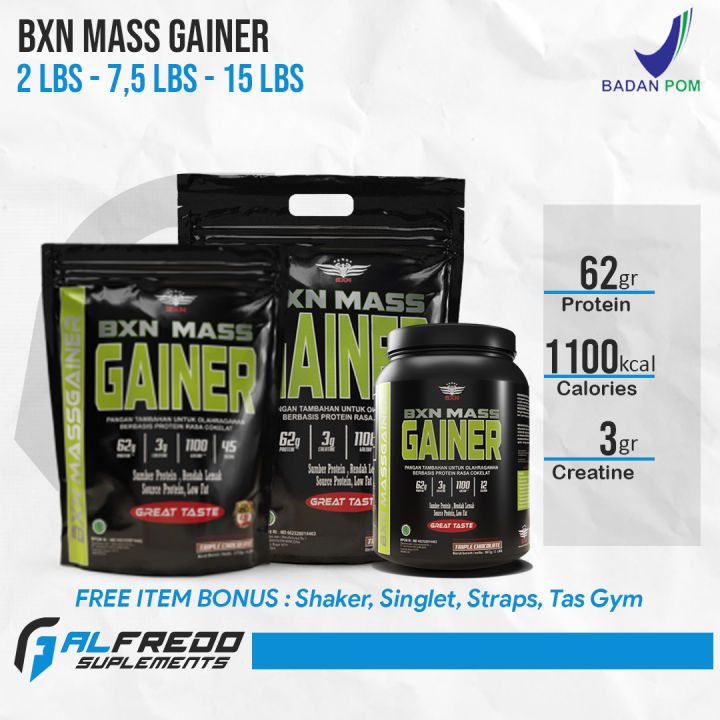BXN Mass Gainer 2 Lbs Ukuran BPOM dan Halal | Lazada Indonesia
