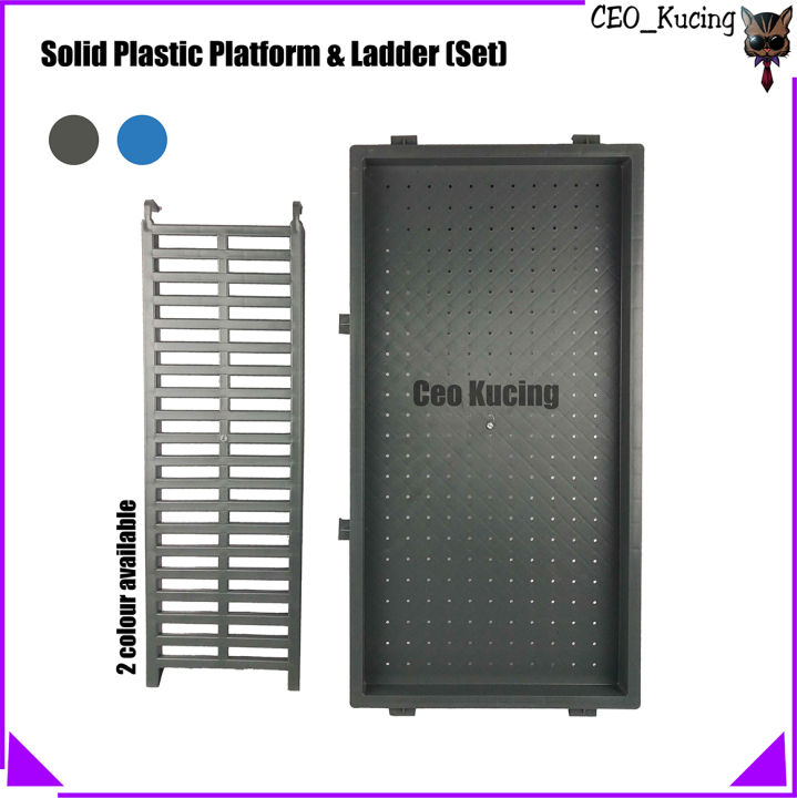 (READY STOCK) Plastic Platform Board & Ladder for Pet Cage/ Plastik ...