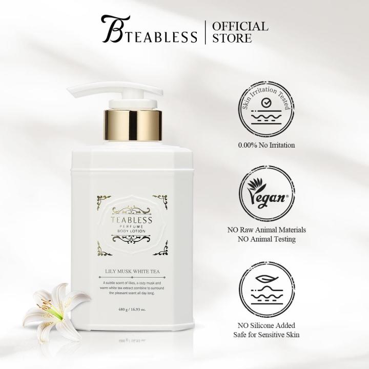 Teabless Lily Musk White Tea Perfume Body Lotion 480g | Lazada