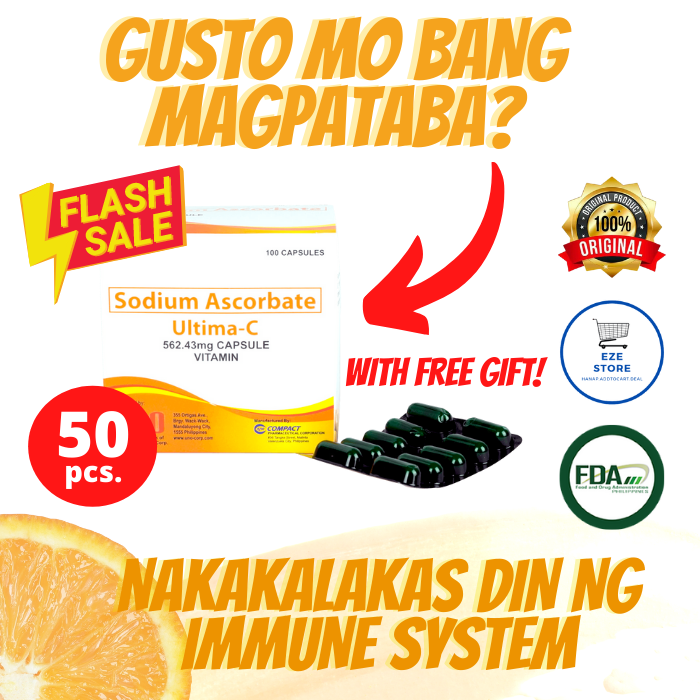 ULTIMAC 50 CAPSULES VITAMINS NA PAMPATABA, SAFE AND EFFECTIVE alkaline ...