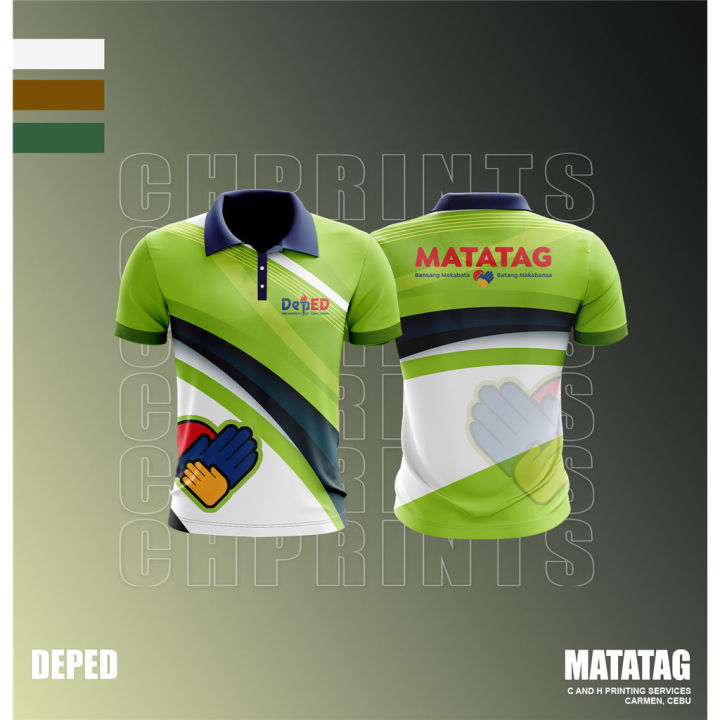 DEPED MATATAG POLO UNIFORM SUBLIMATION POLO-Shirt FOR Men AND WOMEN ...