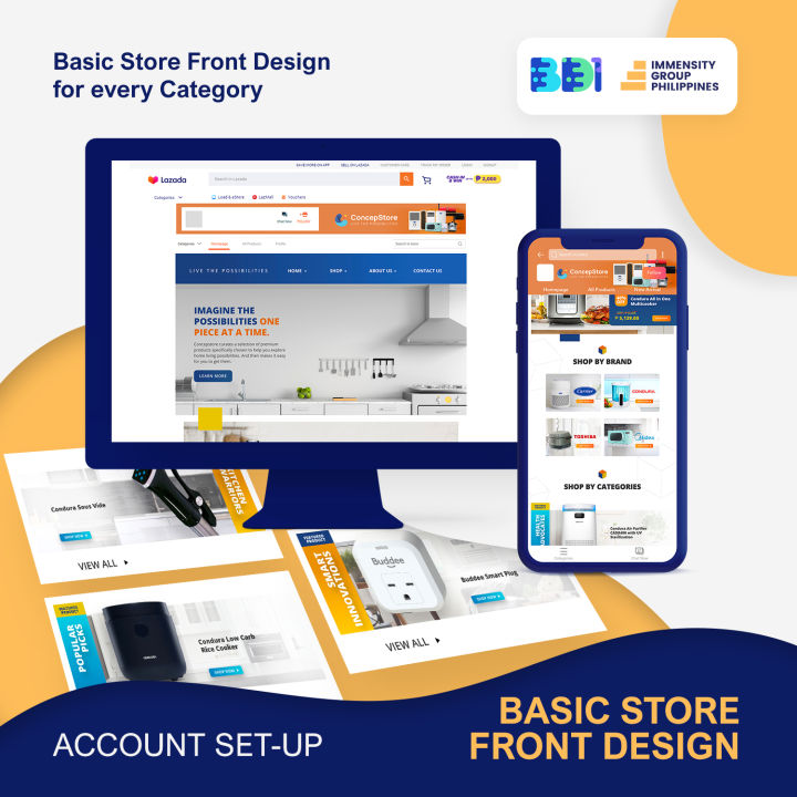 Basic Store Front Design | Lazada PH