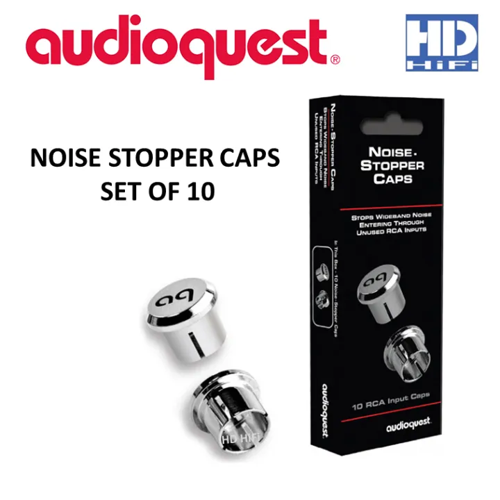 AUDIOQUEST NOISE STOPPER CAPS SET OF 10 | Lazada.co.th