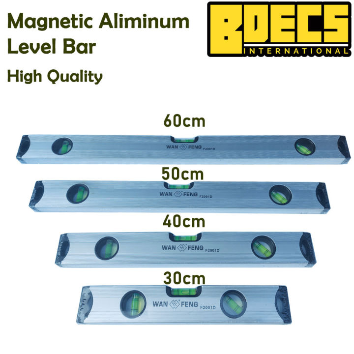 Aluminum Level Bar magnetic High Quality (30cm, 40cm, 50cm, 60cm) I ...