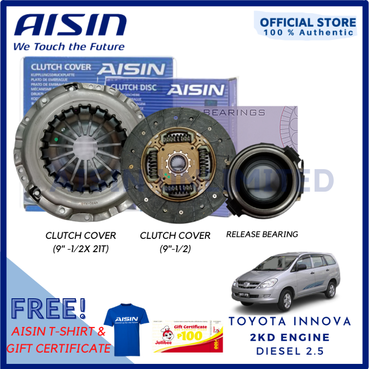 AISIN Clutch Kit (Clutch Disc, Clutch Cover, Release Bearing) for ...