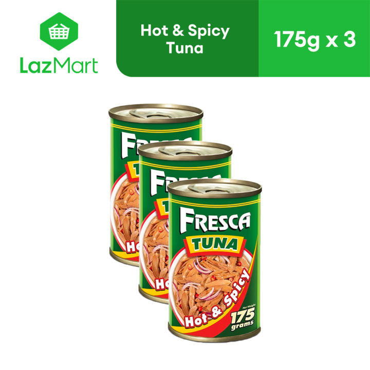 Fresca Tuna Flakes Hot & Spicy 175g - Pack of 3 | Lazada PH