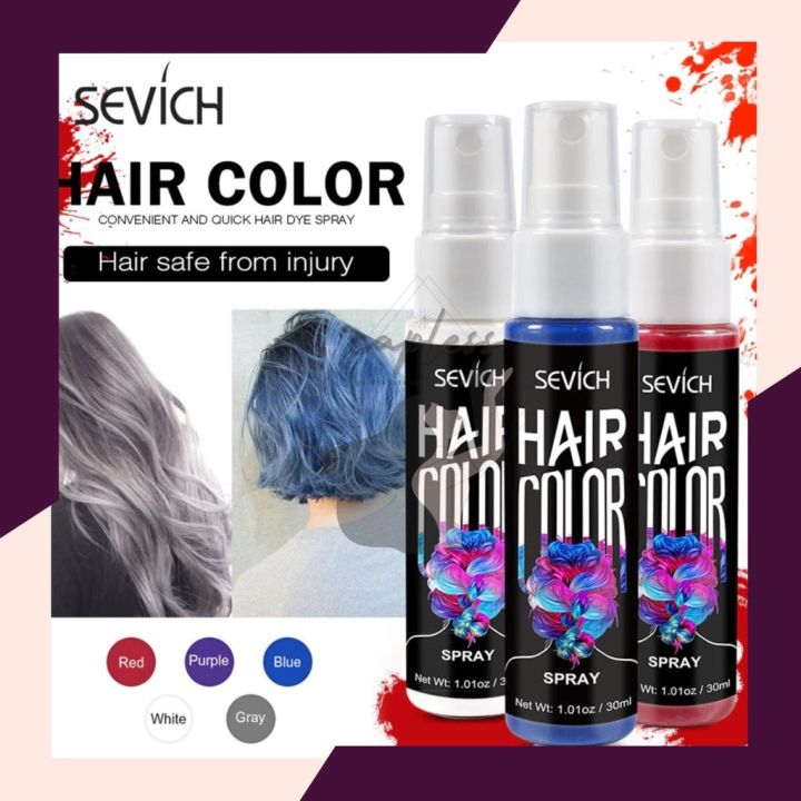 Sevich Hair Color Spray Instant Hair Color Styling Product One-time ...